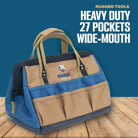 Buy Wholesale China Heavy Duty 27 Pockets Top Wide Mouth Tool Kit Bag