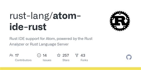 GitHub Rust Lang Atom Ide Rust Rust IDE Support For Atom Powered By