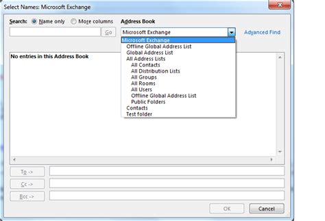 setup new address book in outlook 2016 office 365 cloud computing