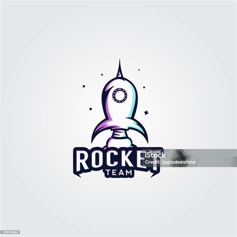 팀을 위한 로켓 E 스포츠 로고 벡터 디자인 템플릿 Brand Name Video Game에 대한 스톡 벡터 아트 및 기타 이미지 Brand Name Video Game