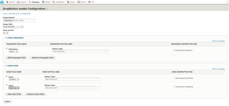 DropButton As Modal Drupal Org