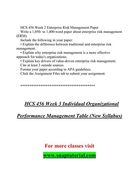 PPT HCS 456 Marvelous Teaching Snaptutorial PowerPoint