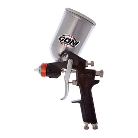 Pistola Para Pintar De Gravedad Con Vaso Giratorio De 400 Ml Y Boquilla De 1 5 Mm Modelo 302