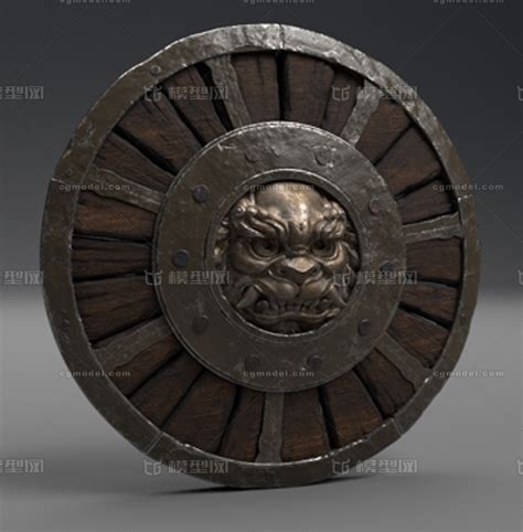 盾牌 武器模型 防具模型库 Maya Ma Mb 模型下载 Cg模型网