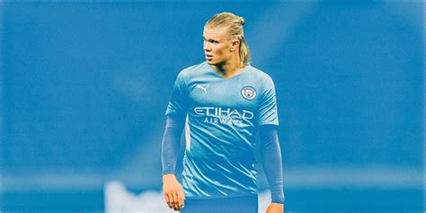 Haaland Man City Wallpaper 4K