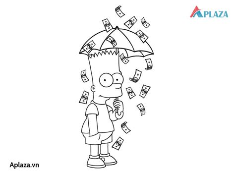 Bộ Tranh Tô Màu Gia Đình Simpson đẹp Nhất Cho Trẻ Mầm Non
