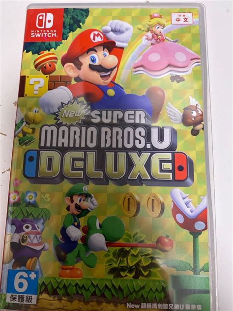 Ns 超級瑪利歐兄弟u 豪華版 中文版 電子遊戲 電子遊戲 Nintendo 任天堂 Carousell