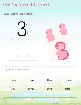 Numbers And Patterns Three By Ms Andalusia TPT