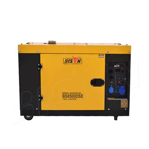 Bison China Three Phase Silent Diesel Generator High Voltage 7 Kw