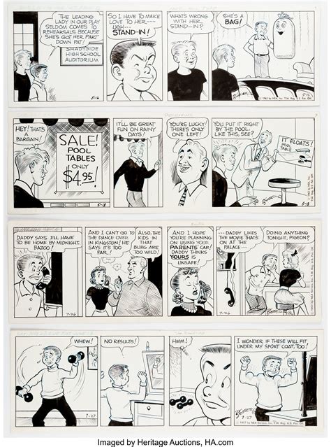 Merrill Blosser Freckles And His Friends Daily Comic Strip Original