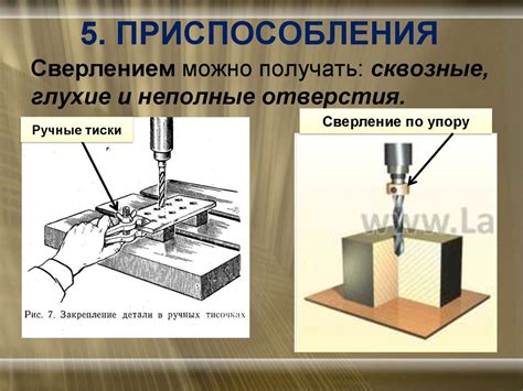 Сверление отверстий - презентация онлайн