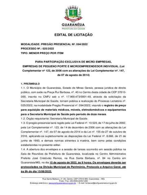 Fillable Online Avisos De Licitaes Fax Email Print PdfFiller
