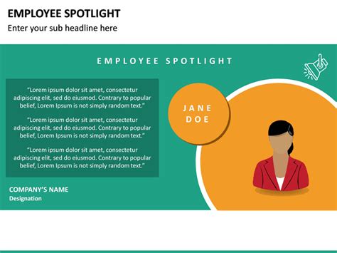 Employee Spotlight Powerpoint Template Sketchbubble