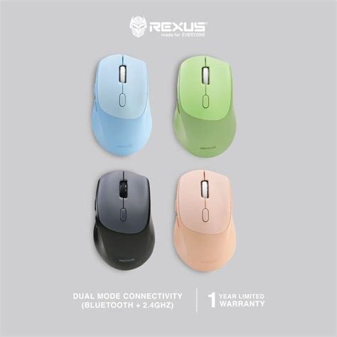 Rexus Mouse Office Wireless Bluetooth Qb300 Lazada Indonesia
