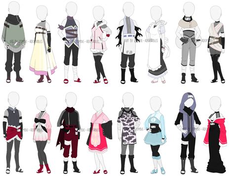 Adoptable Outfits 2 Left By Zombie Adoptables On Deviantart