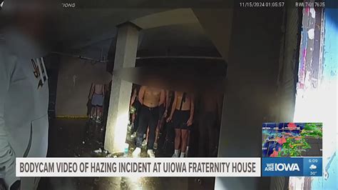 Body Cam Video Shows Alleged Hazing Incident At University Of Iowa