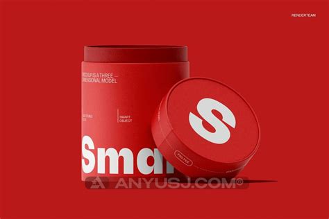 Psd Paper Tube Mockup Set