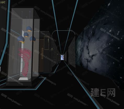 现代ktv过道模型su模型下载 Id116346356 建e网su模型