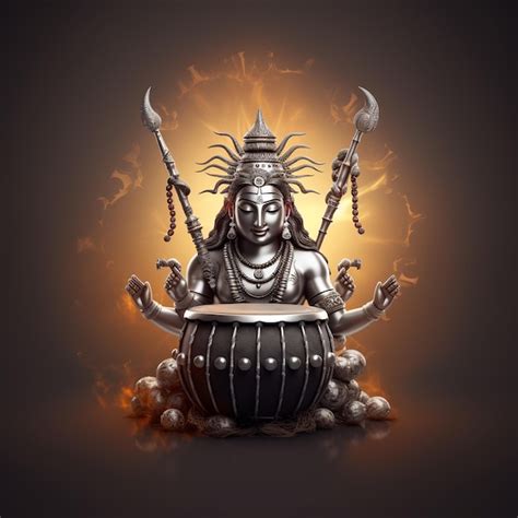 Premium Ai Image Illustration Of Shivaratri Background With Shivas