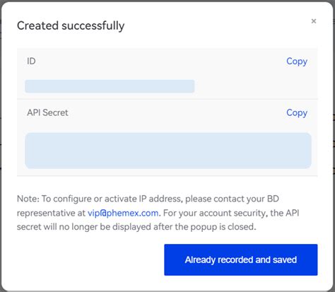 How To Get An API Key For Phemex Cryptact Help Center