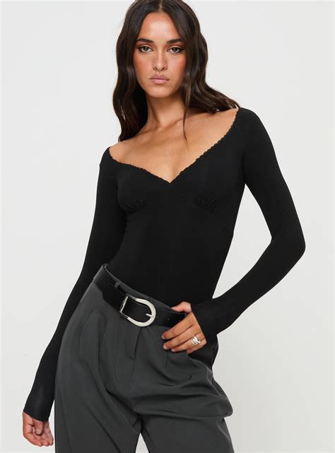 Loveydove Bodysuit Black Princess Polly Usa