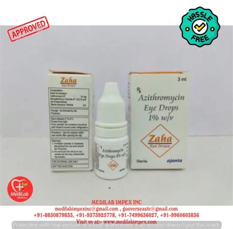 Azithromycin Eye Drop At ₹ 50 Bottle In Nagpur Id 2852664413673