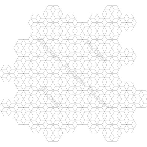 Simple Black Hexagon Honeycomb Grid Texture PNG Images AI Free