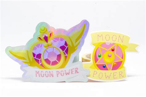 Sailor Moon Sticker Autocollants Holographiques Autocollant Etsy France