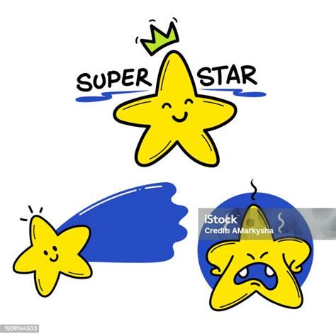 Elemen Cosmos Yang Lucu Dan Imut Ilustrasi Stok Unduh Gambar Sekarang