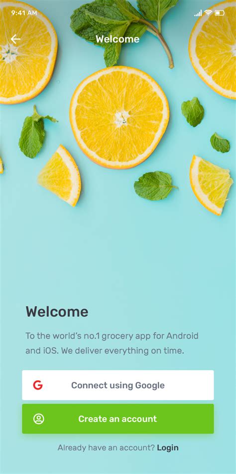 Carter — Grocery React Native App Template By Gfxpartner Codecanyon