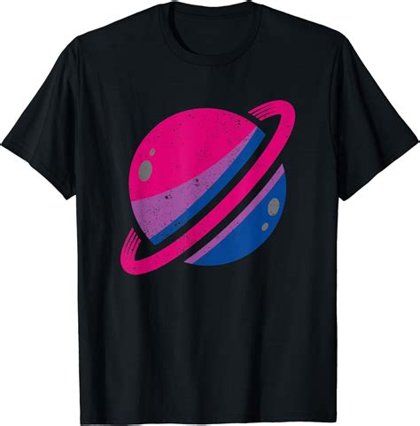 Saturn Bisexuality Flag Lgbt Equality Bi Pride Bisexual T Shirt