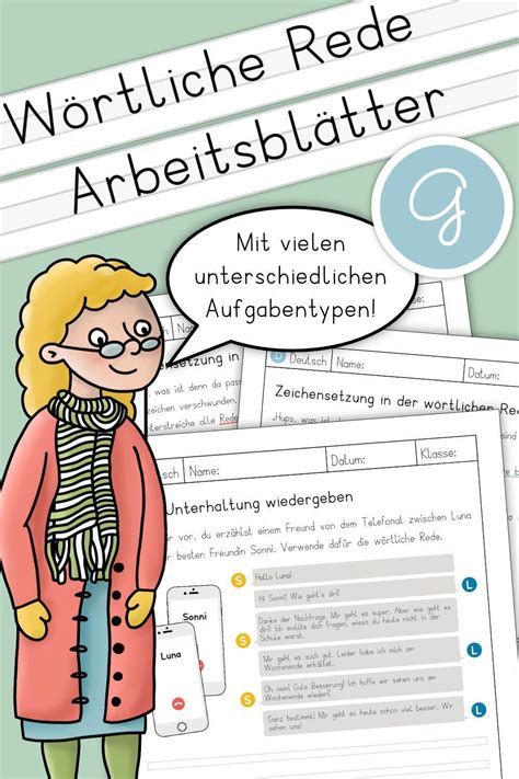 Wörtliche Rede Das Materialpaket für alle Übungen Grundschule