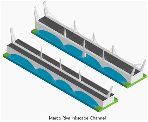Isometric Bridges Over My Inkscape Channel Scrolller