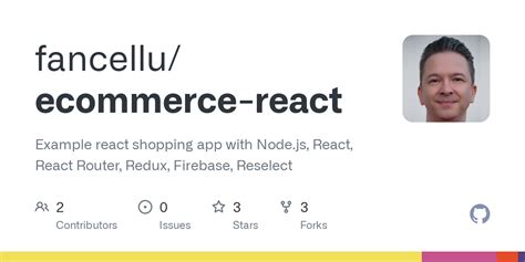 Github Fancelluecommerce React Example React Shopping App With Node