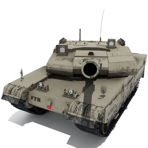 Altay Turkish Main Battle Tank 2 Rigged 3d Model 199 Max Free3d