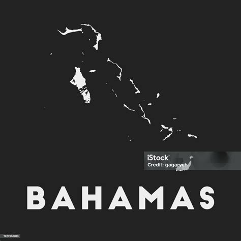 바하마 아이콘입니다 어두운 배경에 국가지도 세련 된 바하마지도 와 국가 이름 벡터 일러스트 레이 션입니다 바하마에 대한 스톡 벡터 아트 및 기타 이미지 Istock
