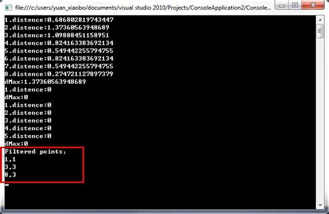 Douglas Peucker算法的c实现 Csdn博客