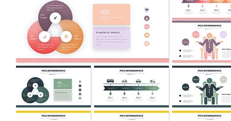 Pico Infographic Presentation Powerpoint Template Incl Arrow And Circle