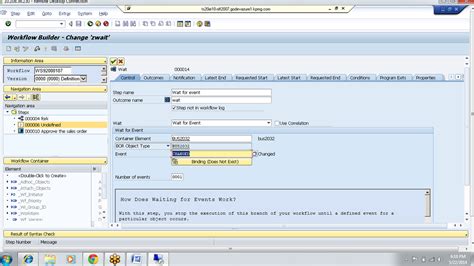 an sap consultant sap workflow wait step type