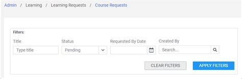 Accept Or Reject A Course Request