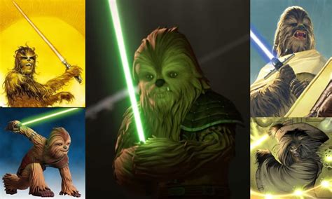 Wookiee Jedi And Their Lightsabers Bossks Bounty