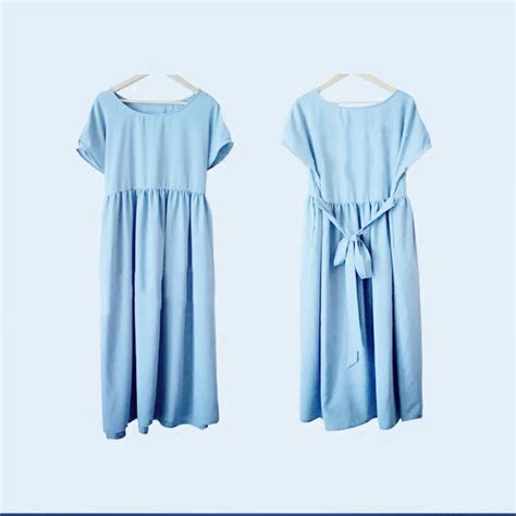 茉莉扶苏原创 桑梓之下”垂感乔其纱长款连衣裙森林系森女虎窝淘