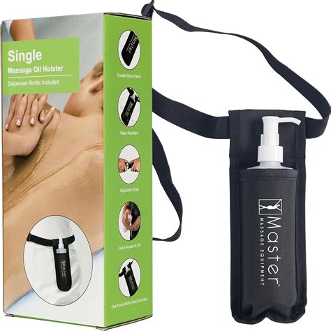 Master Massage Single Bottle Massage Oil Holster Case Bag