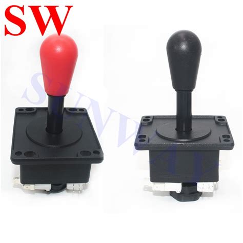 2 Stücke Rotschwarz Happ Arcade Joystick Amerikan Vicedeal