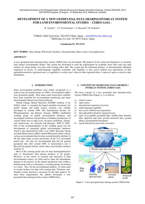 Pdf Development Of A New Geospatial Data Sharingoverlay System For