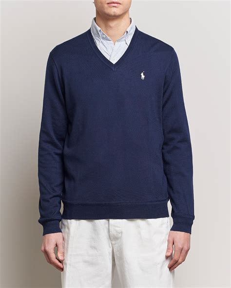 Polo Ralph Lauren Golf Terry Jersey Half Zip Sweater Refined Navy Bei Care