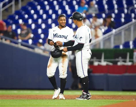 Marlins Big Day Alcantara Throws Off A Mound Before The Team Beats