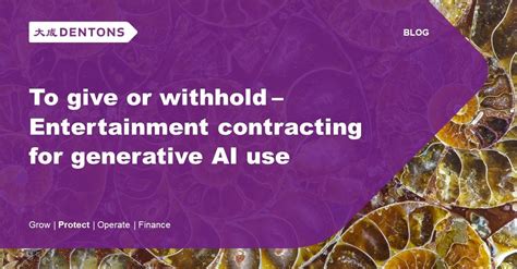 Alex Eckler On Linkedin To Give Or Withhold Entertainment Contracting For Generative Ai Use