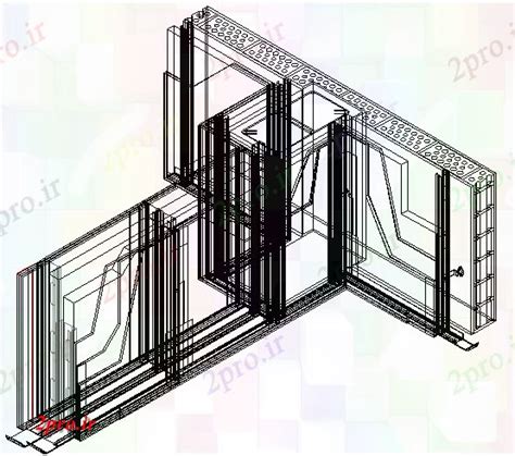 دانلود نقشه ساختمان اداری تجاری صنعتی عرضحال جزئیات نمای کد62964