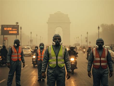 How Delhi Traffic Police Are Using Masks And Winter Gear To Tackle Severe